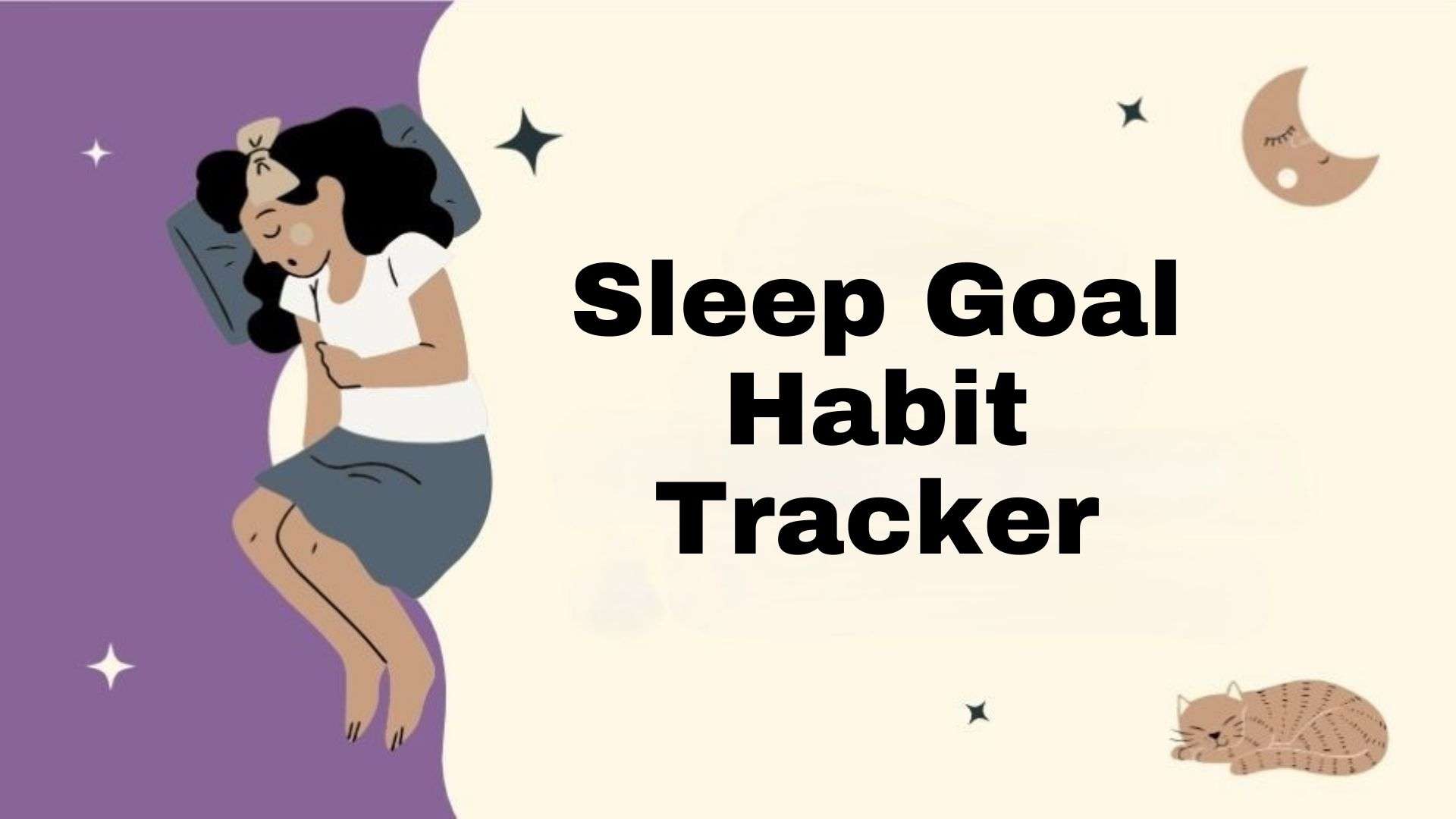 Sleep Goal Habit Tracker for Better Rest